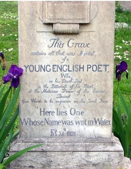 John Keats – One whose name was writ in water - Hektoen International
