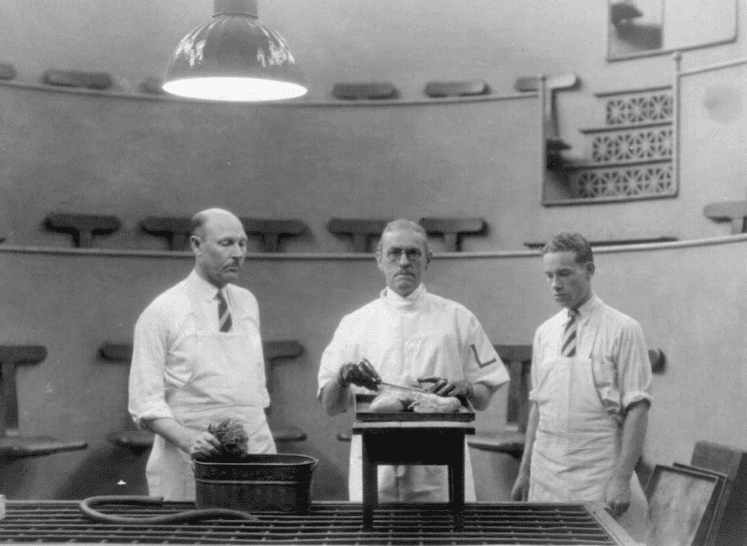Figure-3: Leary teaches Pathology at City Hospital , circa 1920. Credit ...